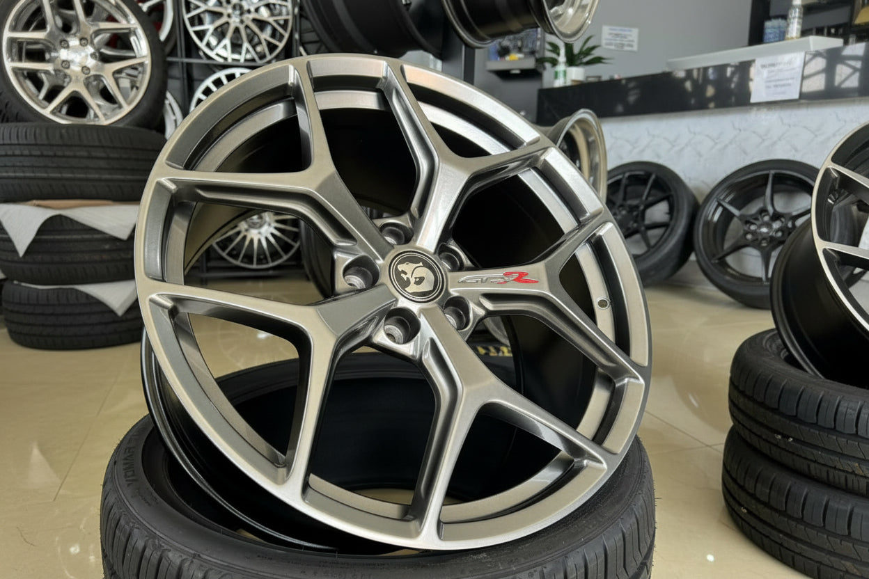 20inch GTSR RED R Hyper Black Wheels – My Store